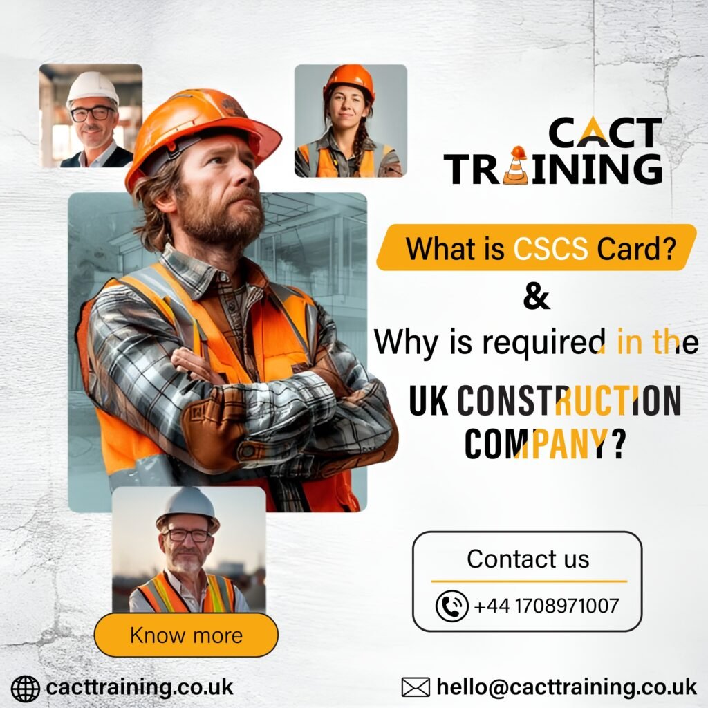 CSCS card ensures safety and skills in UK construction sites